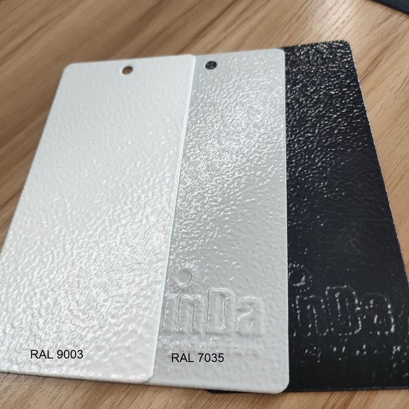 Sơn tĩnh điện bột epoxy polyester ngoài trời màu trắng RAL9003, kết cấu ...